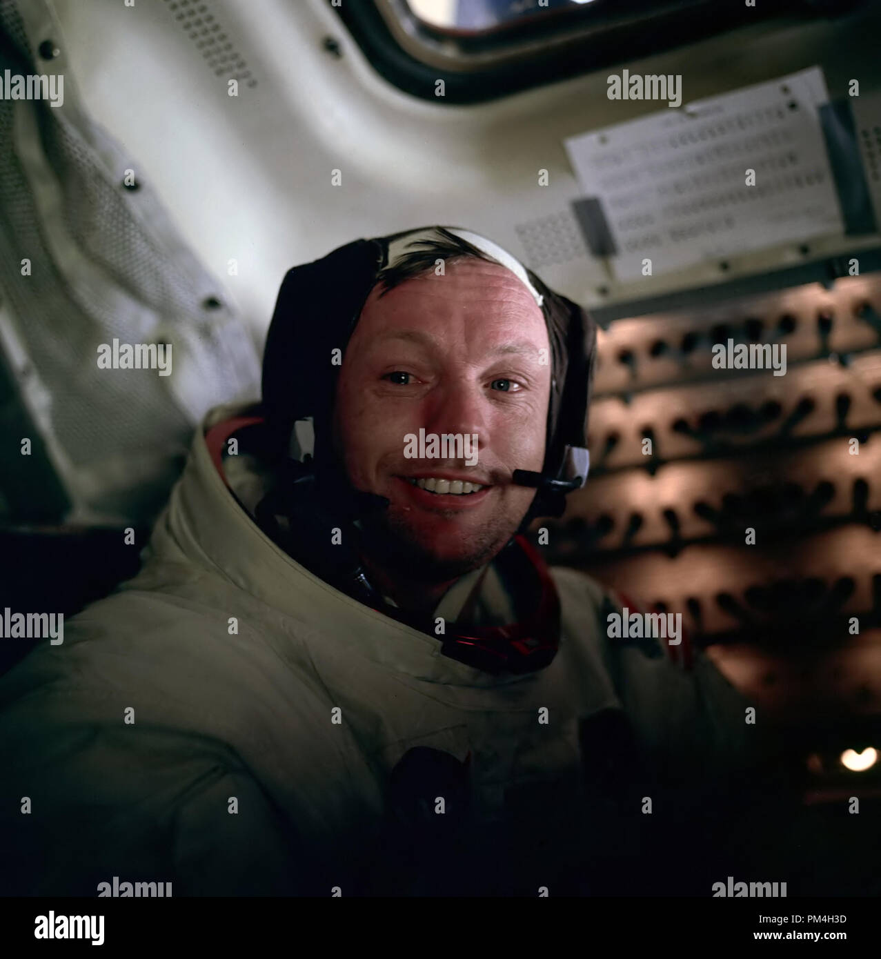 Neil Armstrong photographed by Buzz Aldrin after the completion of the ...