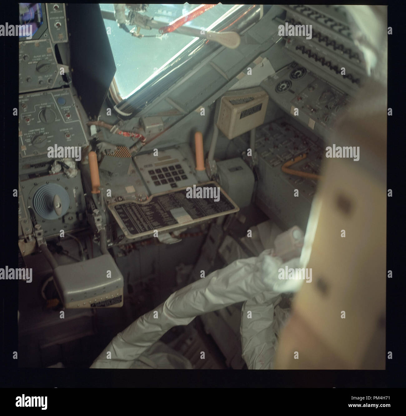 Apollo 11 Command Module during July 1969's history making voyage to ...