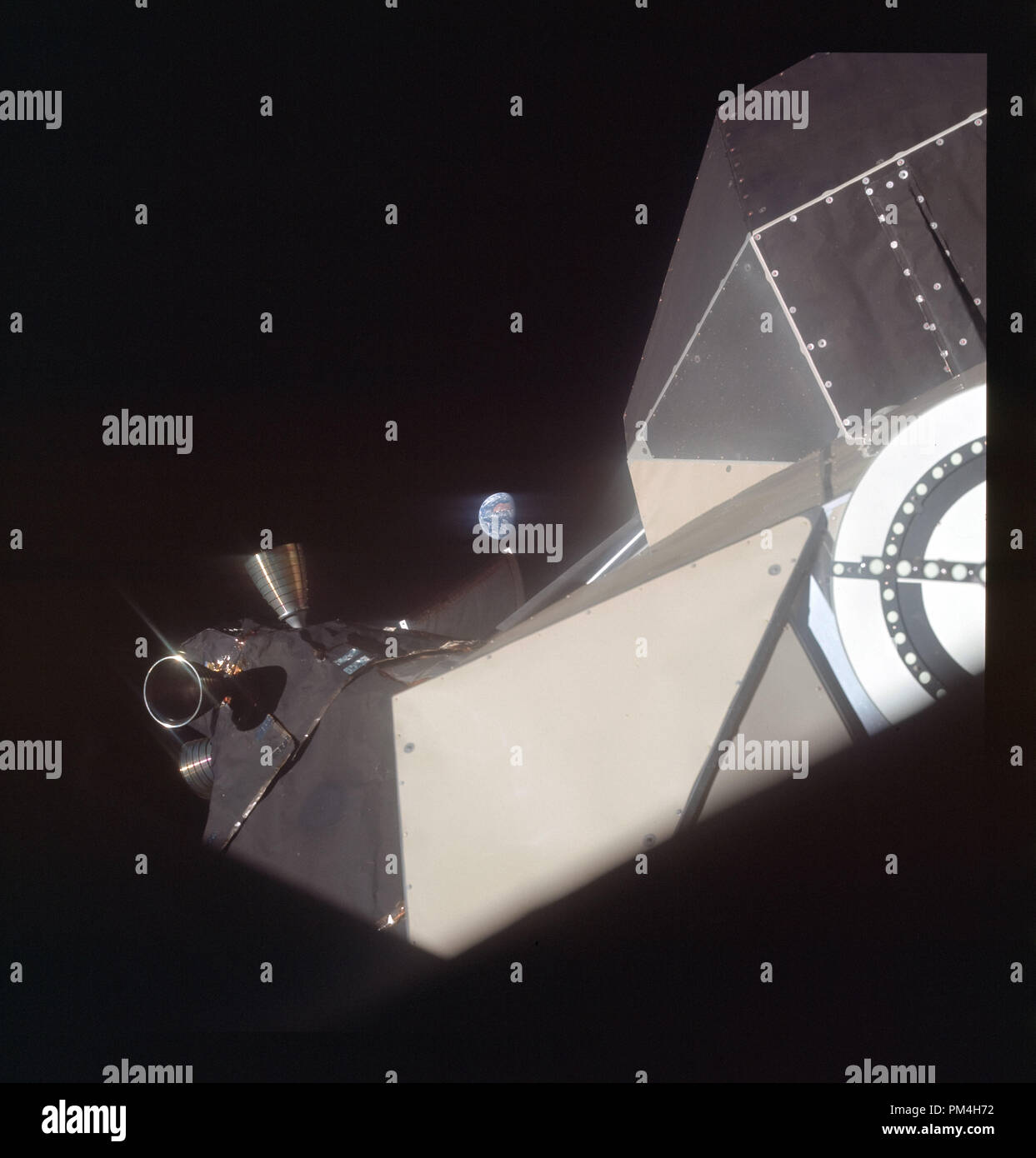 Apollo 11 during July 1969's history making voyage to the moon and ...