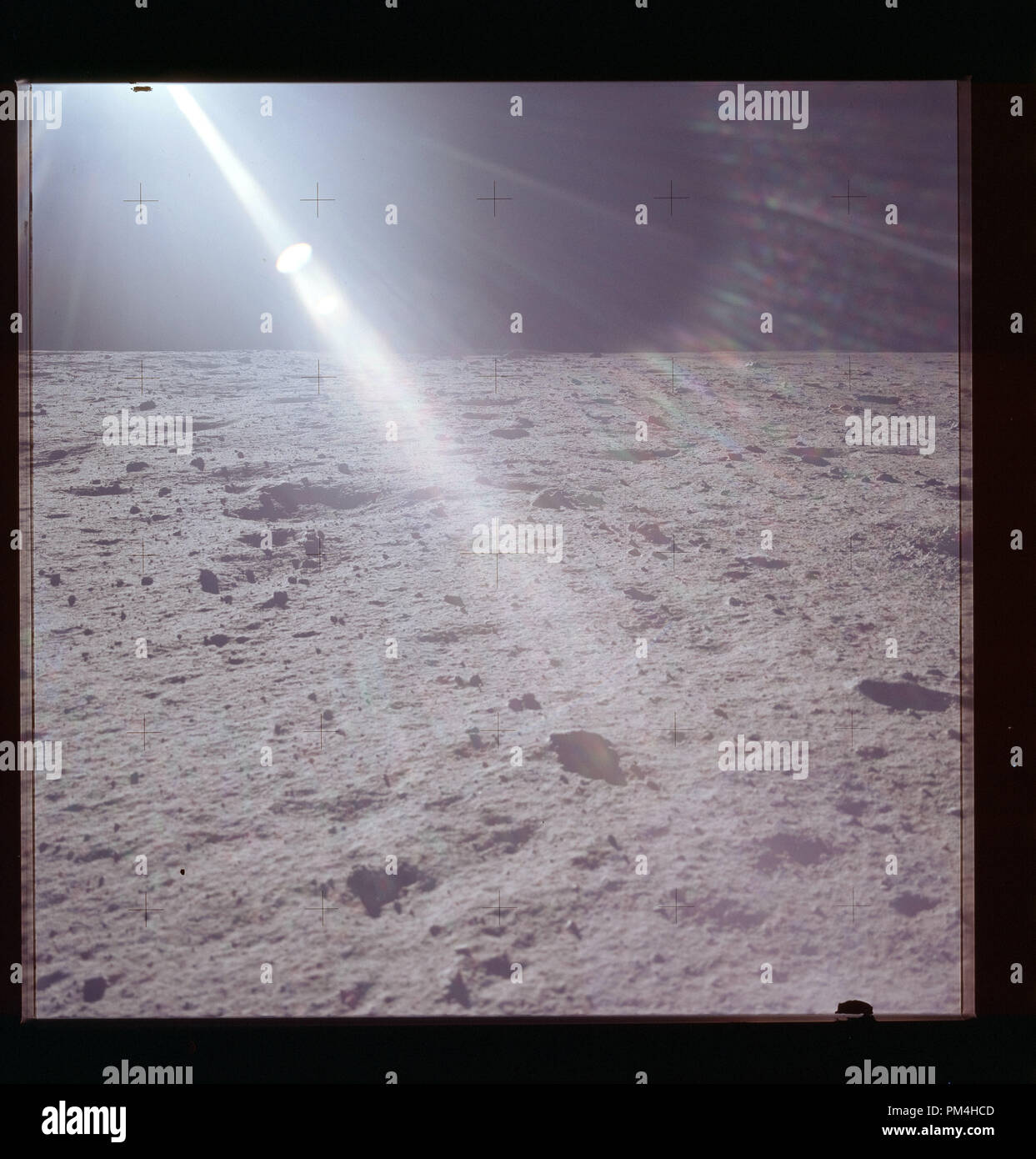 The surface of the moon during July 20, 1969's history making voyage to ...