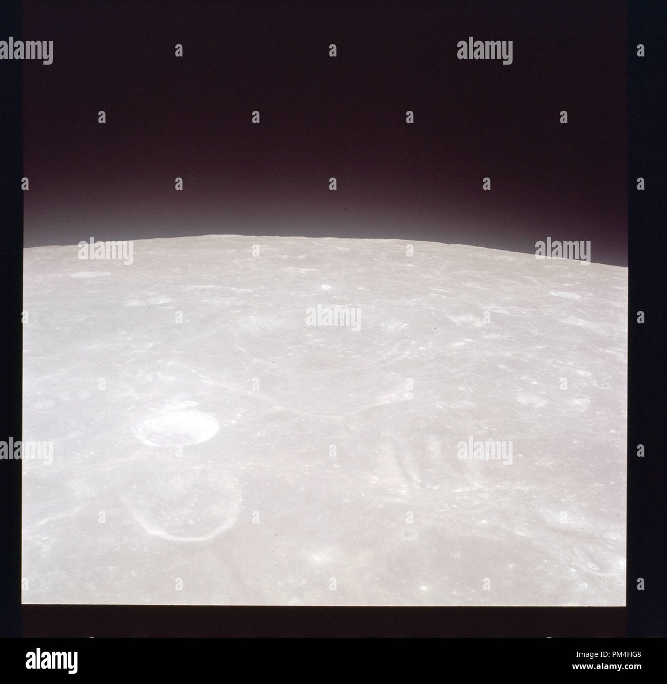 Apollo 11 View of the moon during July 1969's history making voyage to ...
