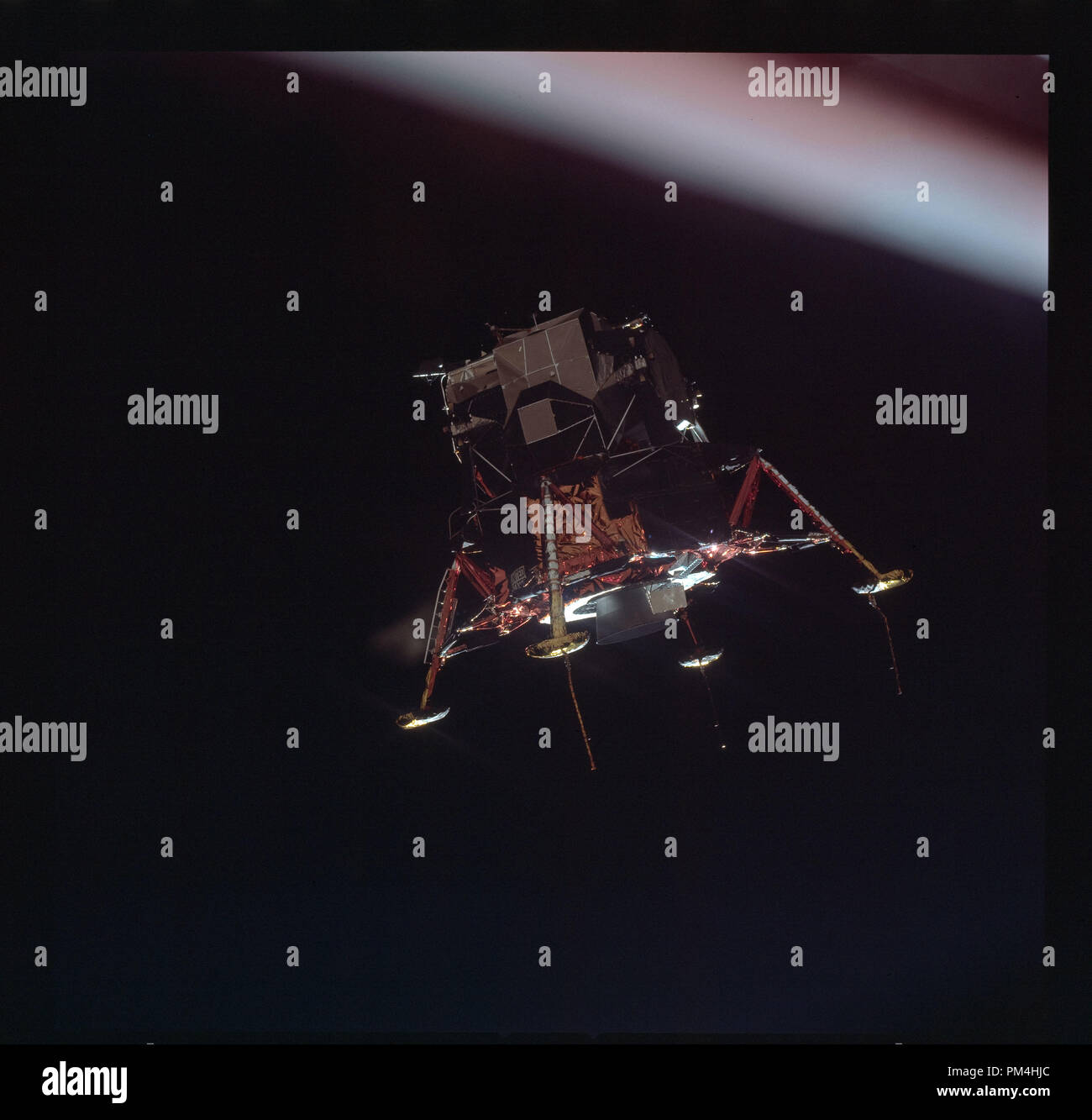 Apollo 11 lunar landing module during July 1969's history making voyage ...