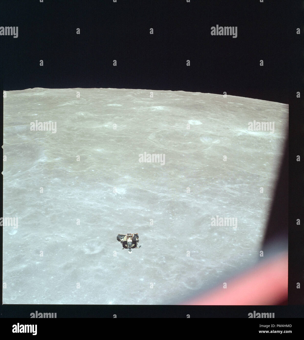 Apollo 11 lunar module upon it's return to the command module during ...