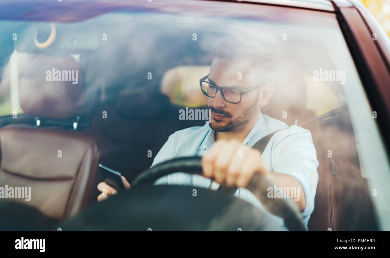 Modern car driver hi-res stock photography and images - Alamy