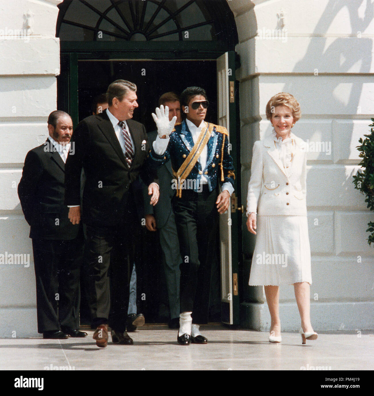 Michael jackson white house reagan hi-res stock photography and images ...
