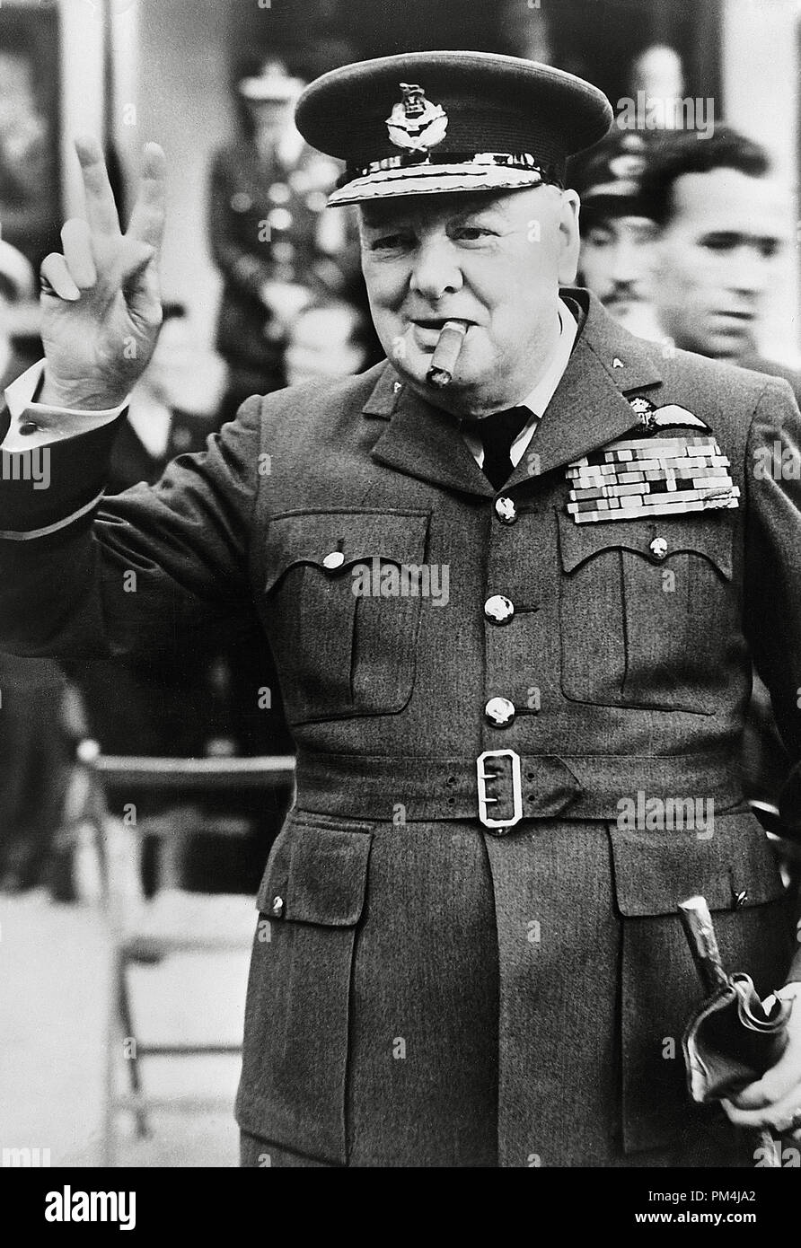 Winston churchill in military uniform hi-res stock photography and ...