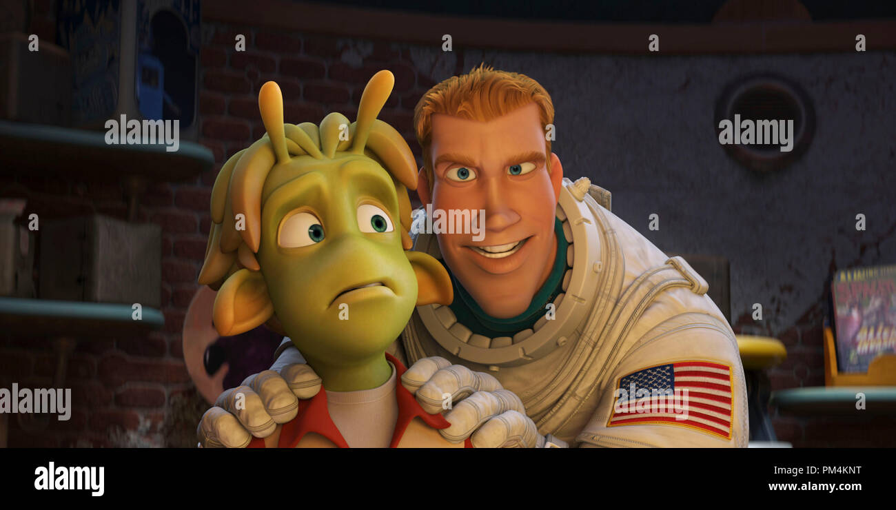 Lem Voiced By Justin Long And Chuck Voiced By Dwayne Johnson In Columbia Pictures Animated