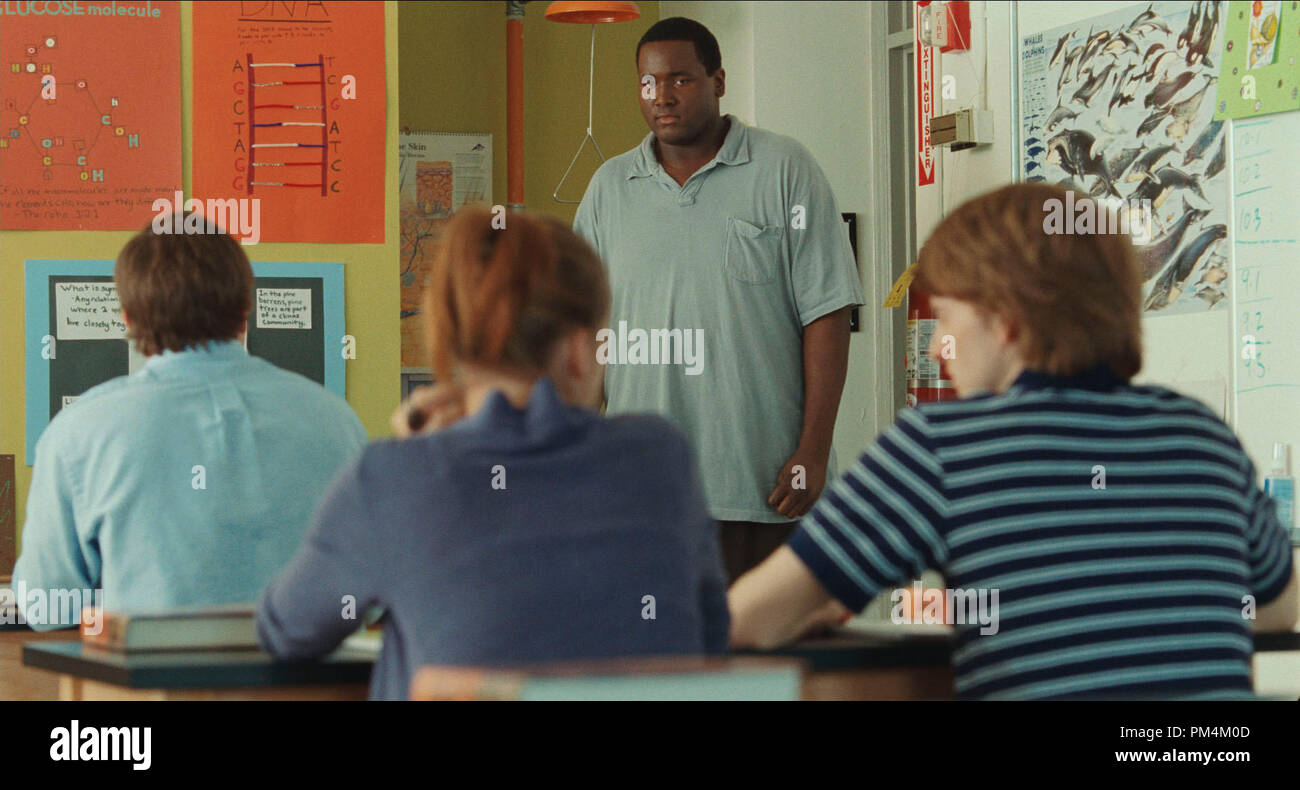 QUINTON AARON as Michael Oher in Alcon Entertainment’s drama “The Blind ...