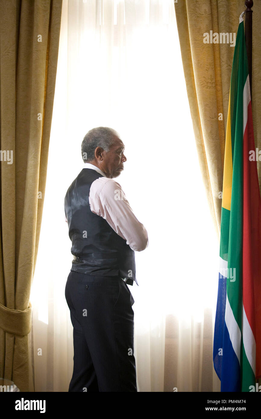 MORGAN FREEMAN as Nelson Mandela in Warner Bros. Pictures’ and Spyglass ...