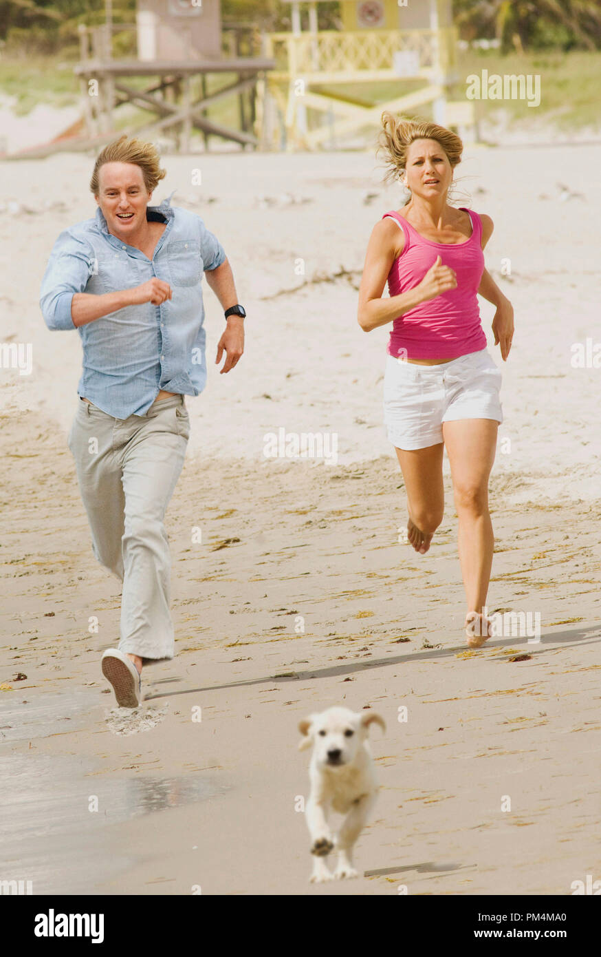 John (Owen Wilson) and Jenny (Jennifer Aniston) futilely attempt to ...