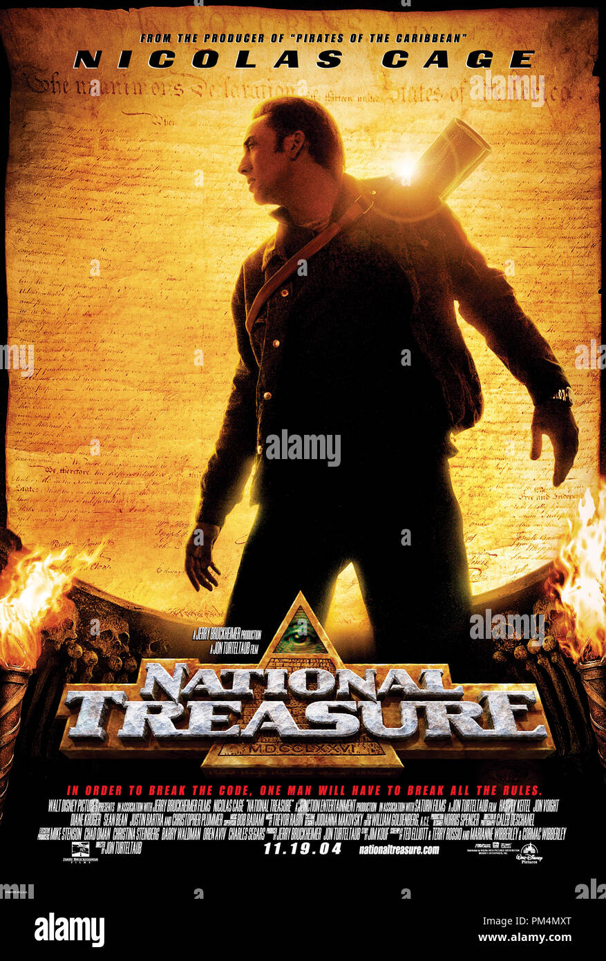 "National Treasure" Poster © 2004 Buena Vista Stock Photo - Alamy