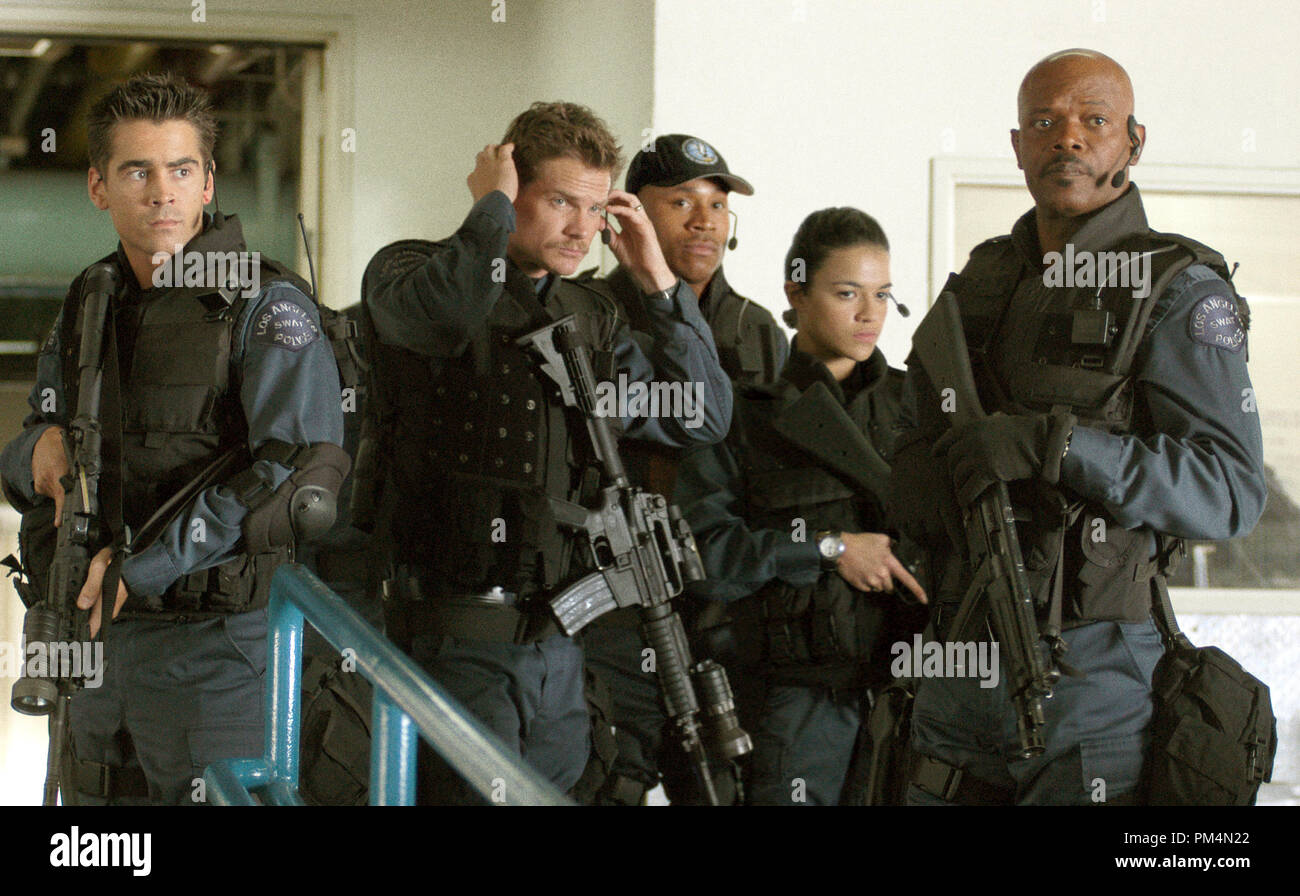 "S.W.A.T." Colin Farrell, Briant Van Holt, LL Cool J (James Todd Smith ...
