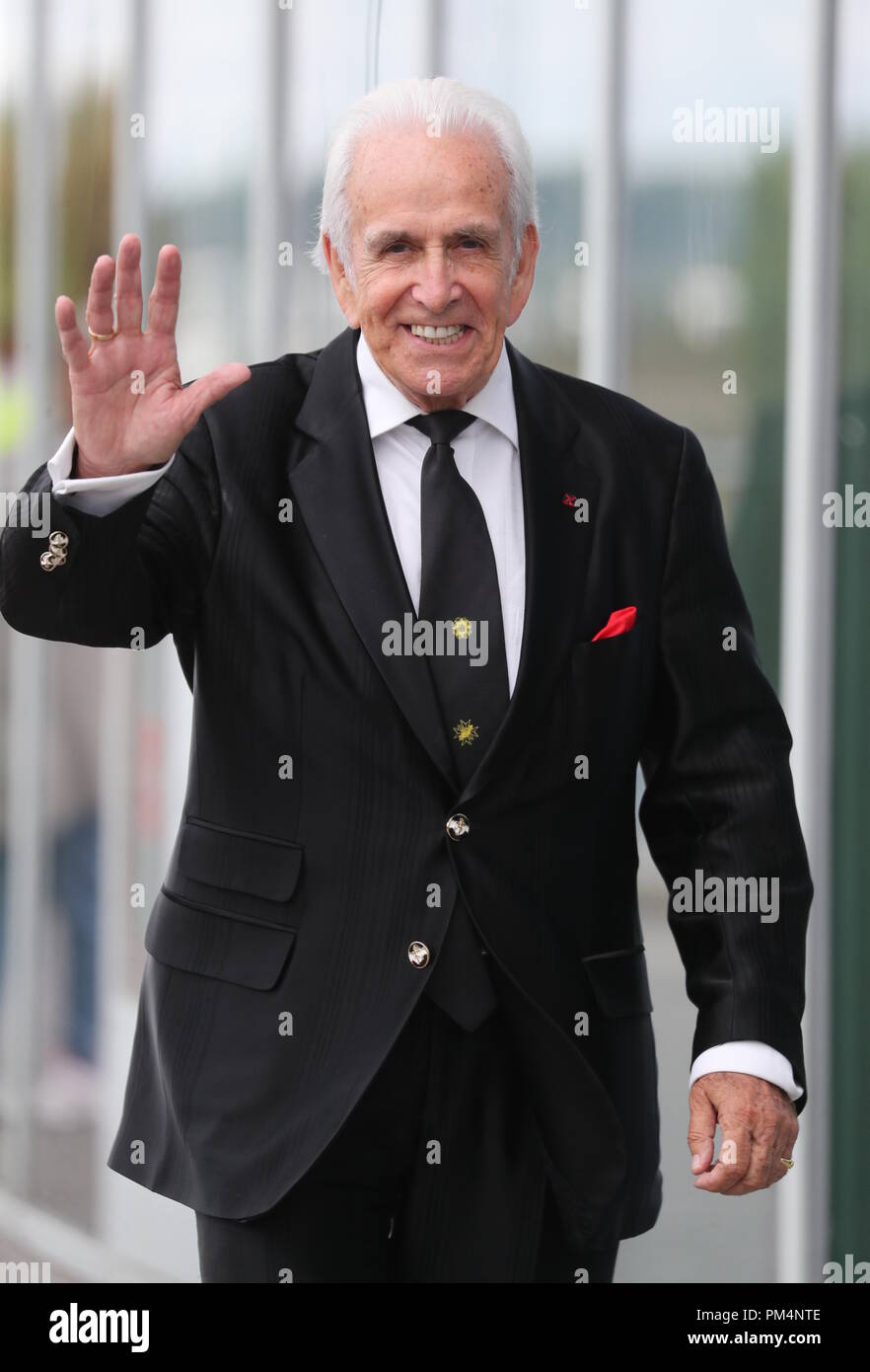 The funeral of Barry Elliott, one half of children's comedy duo the ...