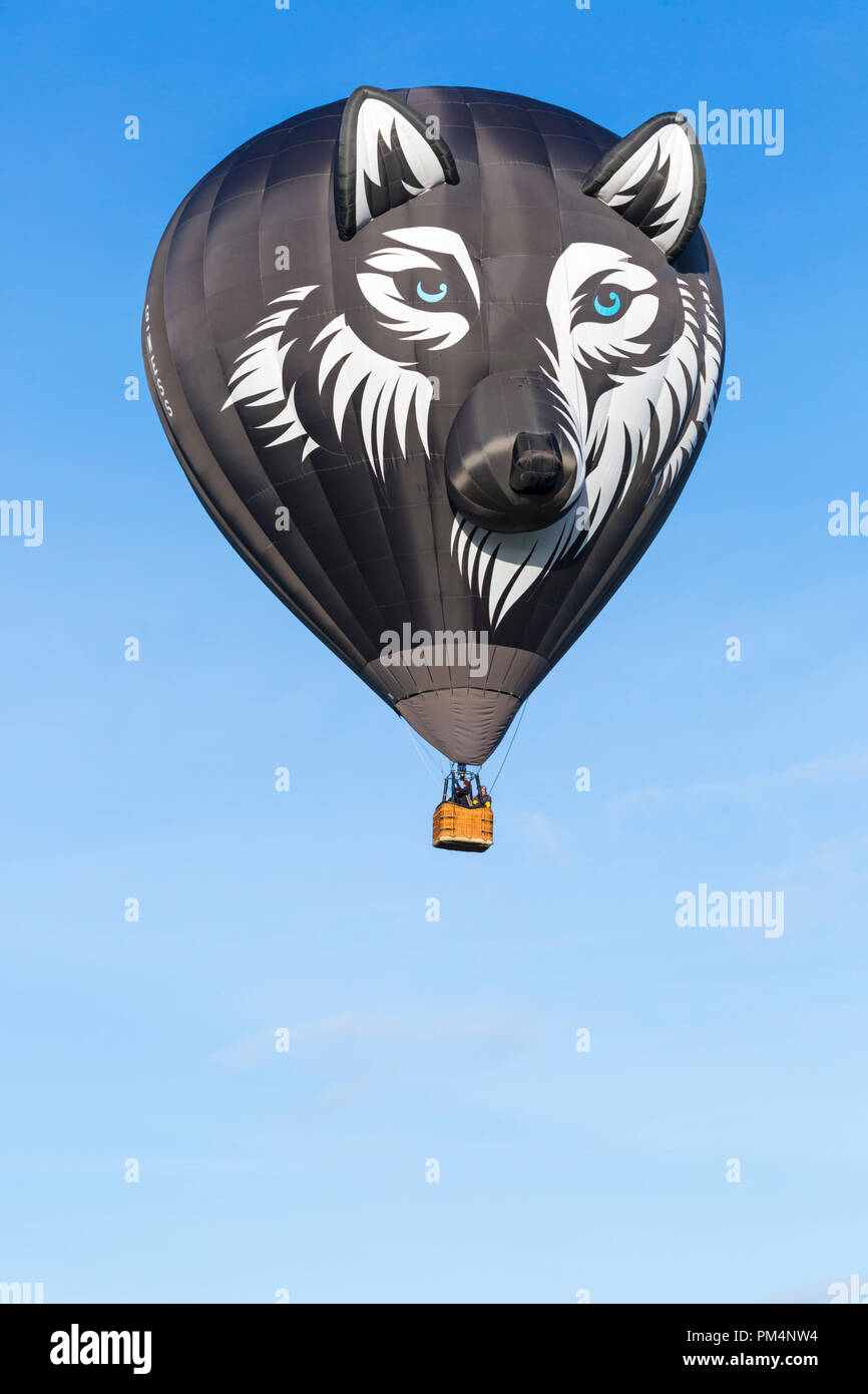 Longleats wes the wolf hot air balloon hi-res stock photography and ...
