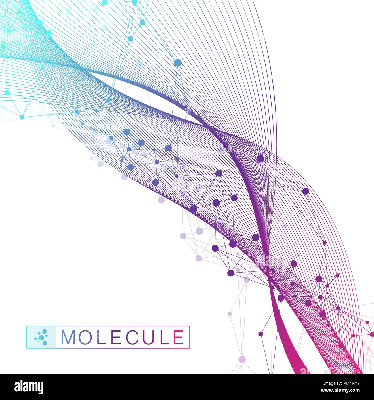 Scientific vector illustration genetic engineering and gene ...