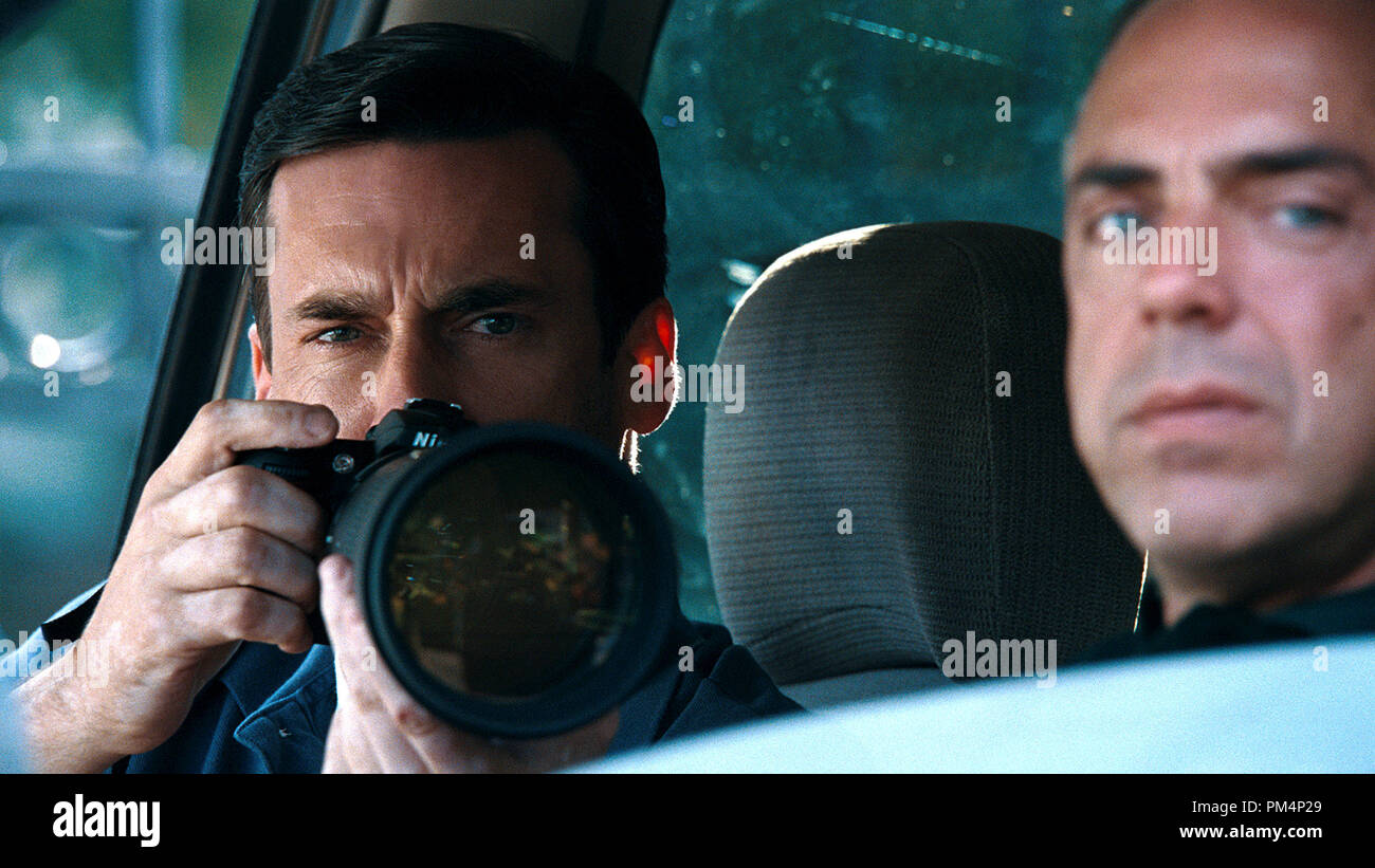 (L-r) JON HAMM as FBI Special Agent Adam Frawley and TITUS WELLIVER as ...