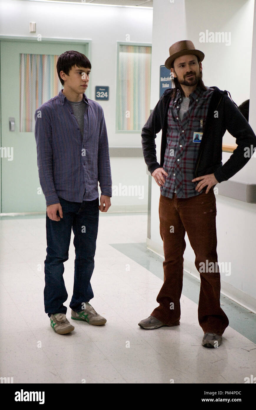 Keir Gilchrist (left) and Jeremy Davies (right) star in writer ...