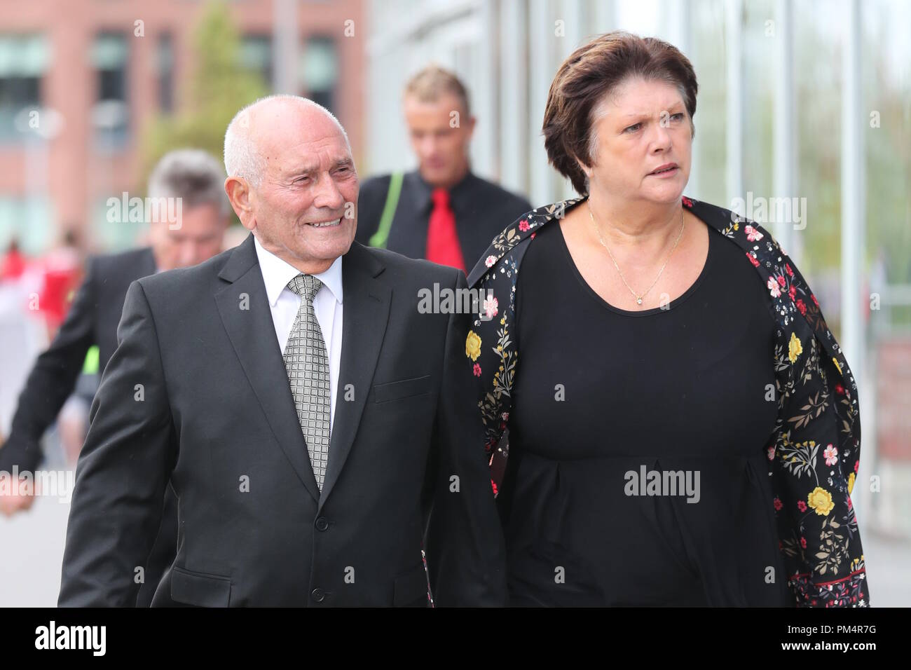 The funeral of Barry Elliott, one half of children's comedy duo the ...