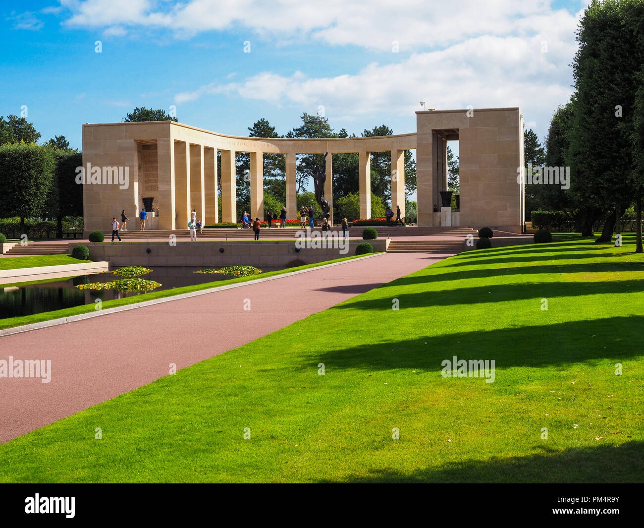 Normandy American Cemetery Coleville Sur Mer Normandy Stock Photo - Alamy