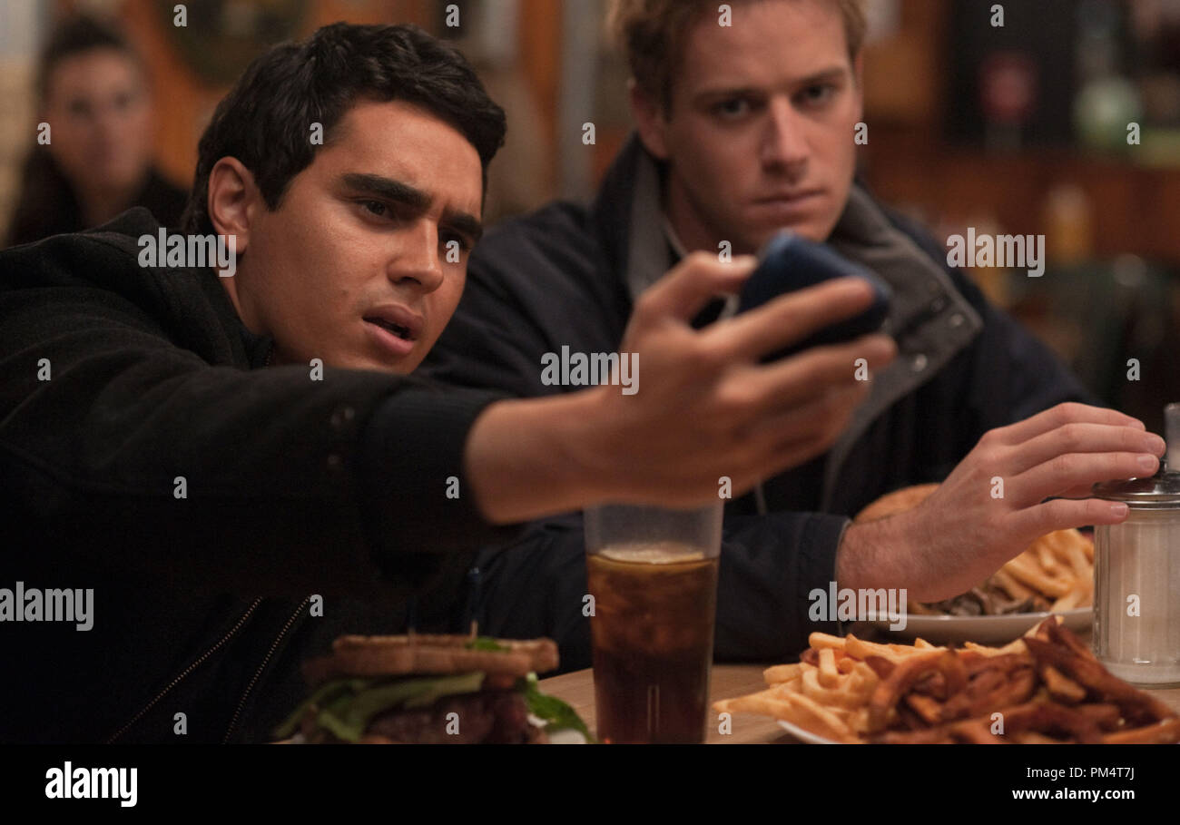 Max Minghella, left, and Armie Hammer in Columbia Pictures' "The Social ...