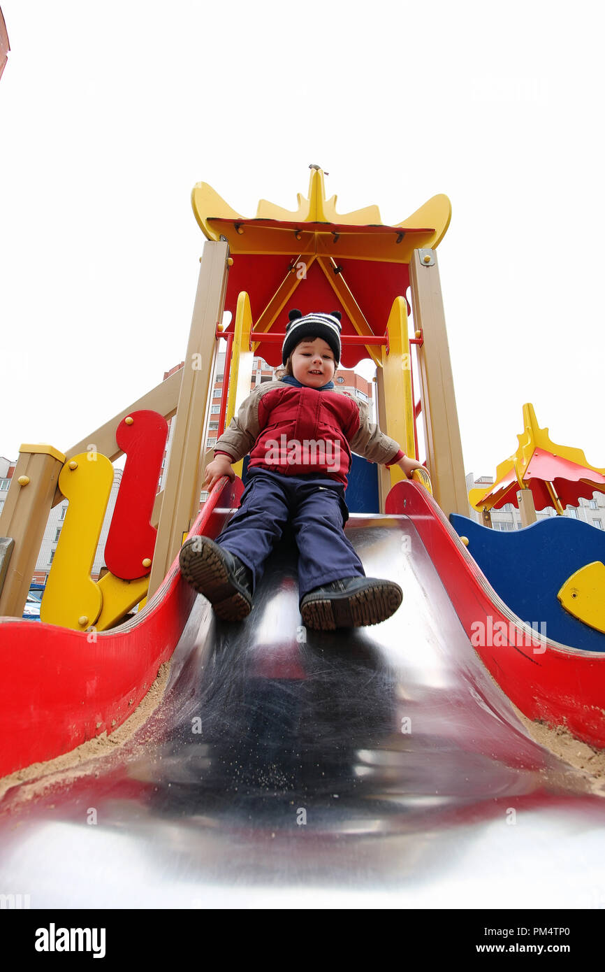 Children play on the playground Stock Photo - Alamy