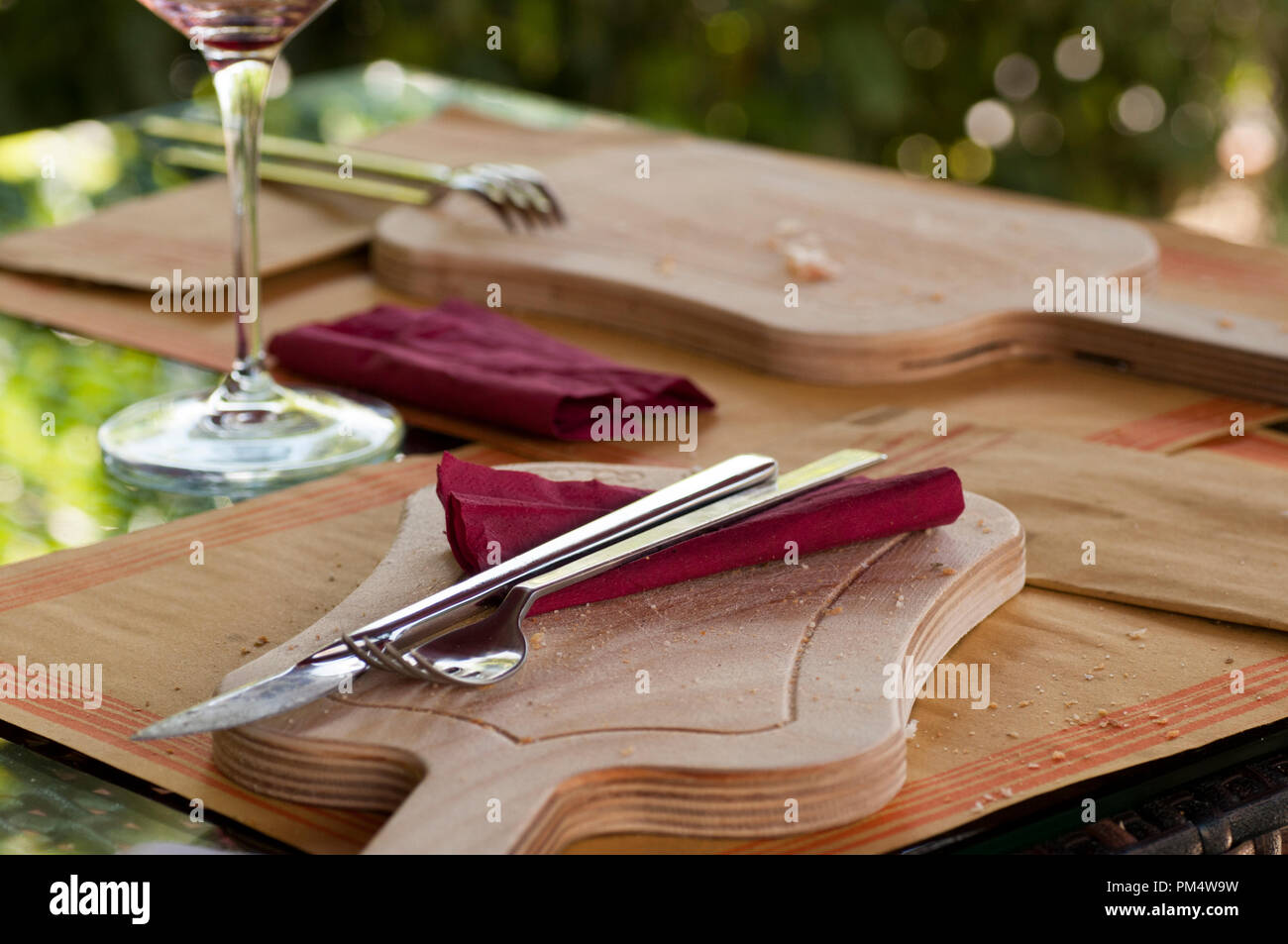 table after eating Stock Photo - Alamy