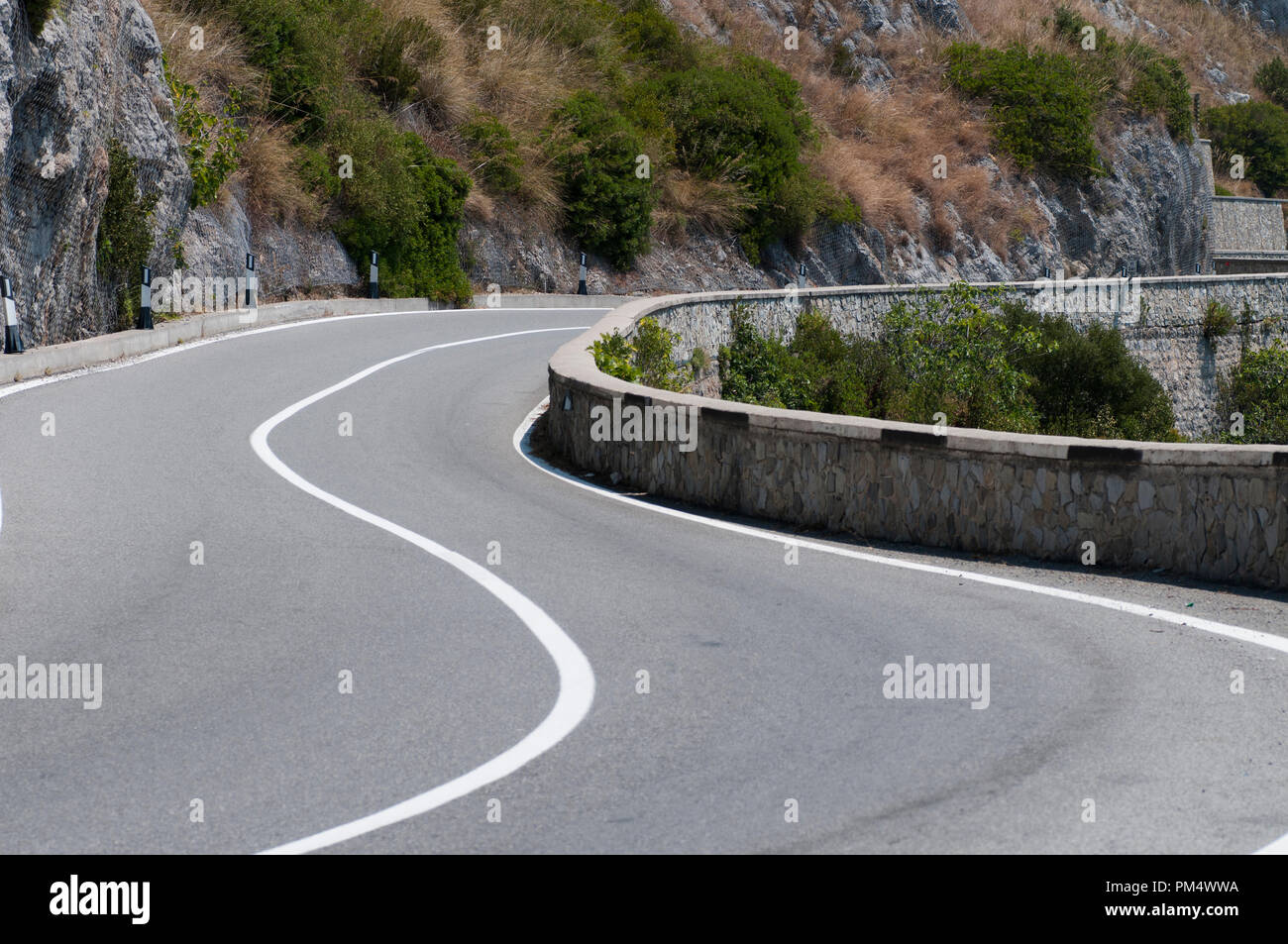 panoramic road curve Stock Photo - Alamy