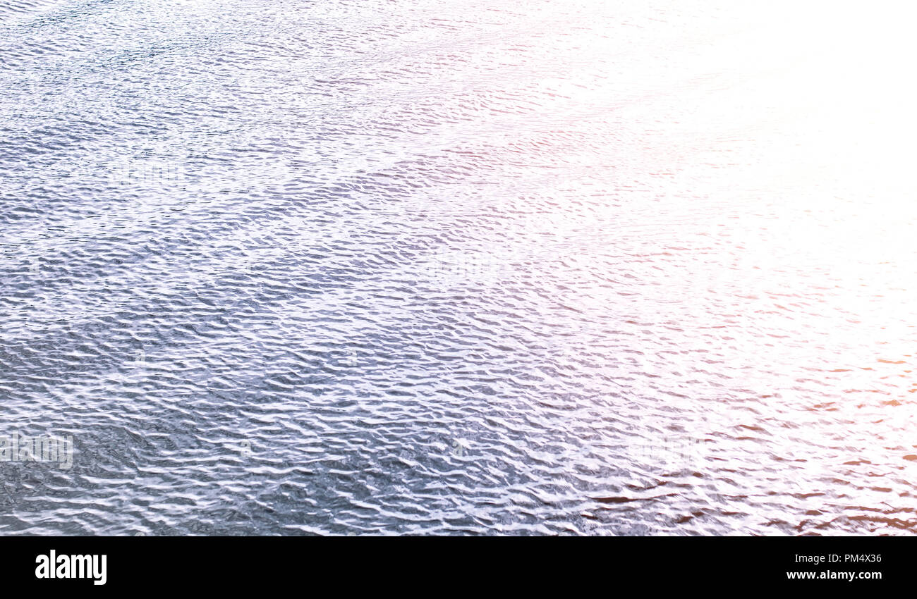 Landscape lake. Texture of water. The lake is at dawn. The mouth Stock ...