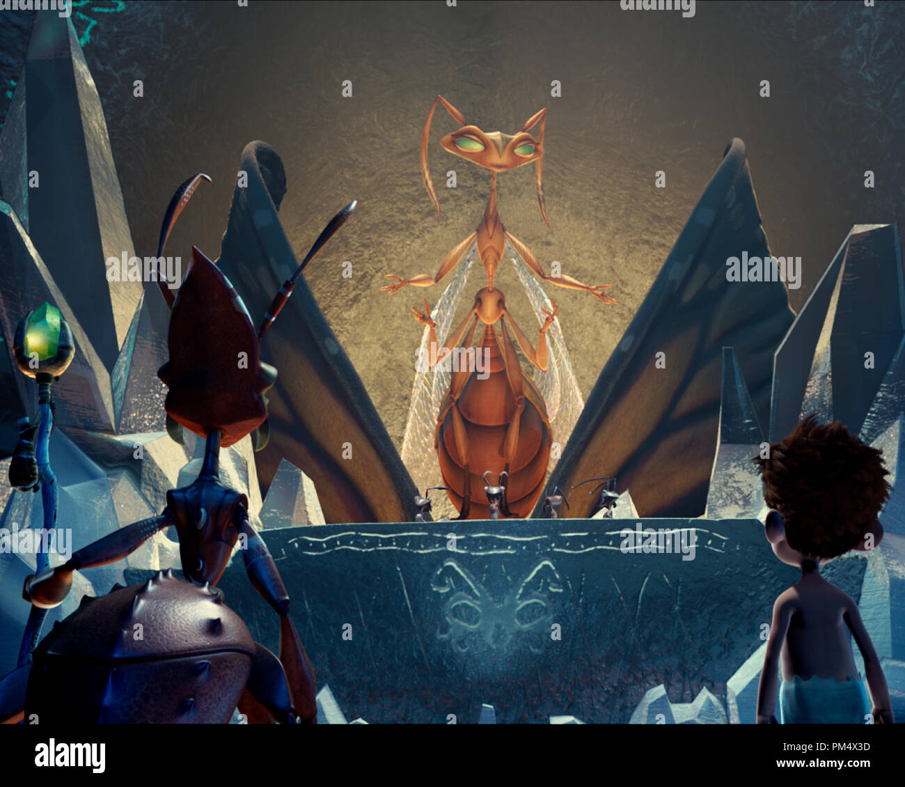 Studio Publicity Still from "The Ant Bully" Zoc, the Ant Queen, Lucas ...