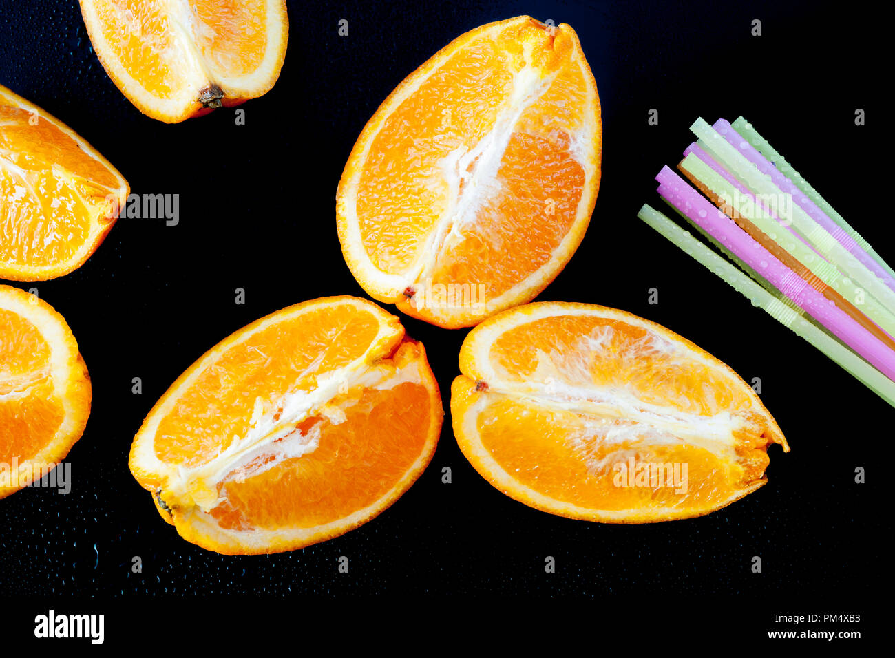 Fruits wedges hi-res stock photography and images - Alamy