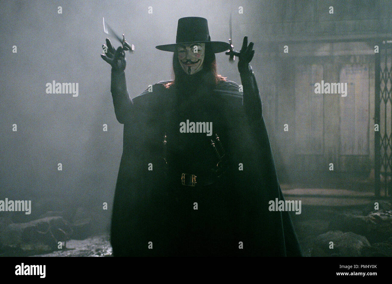 Studio Publicity Still from "V for Vendetta" Hugo Weaving © 2006 Warner ...