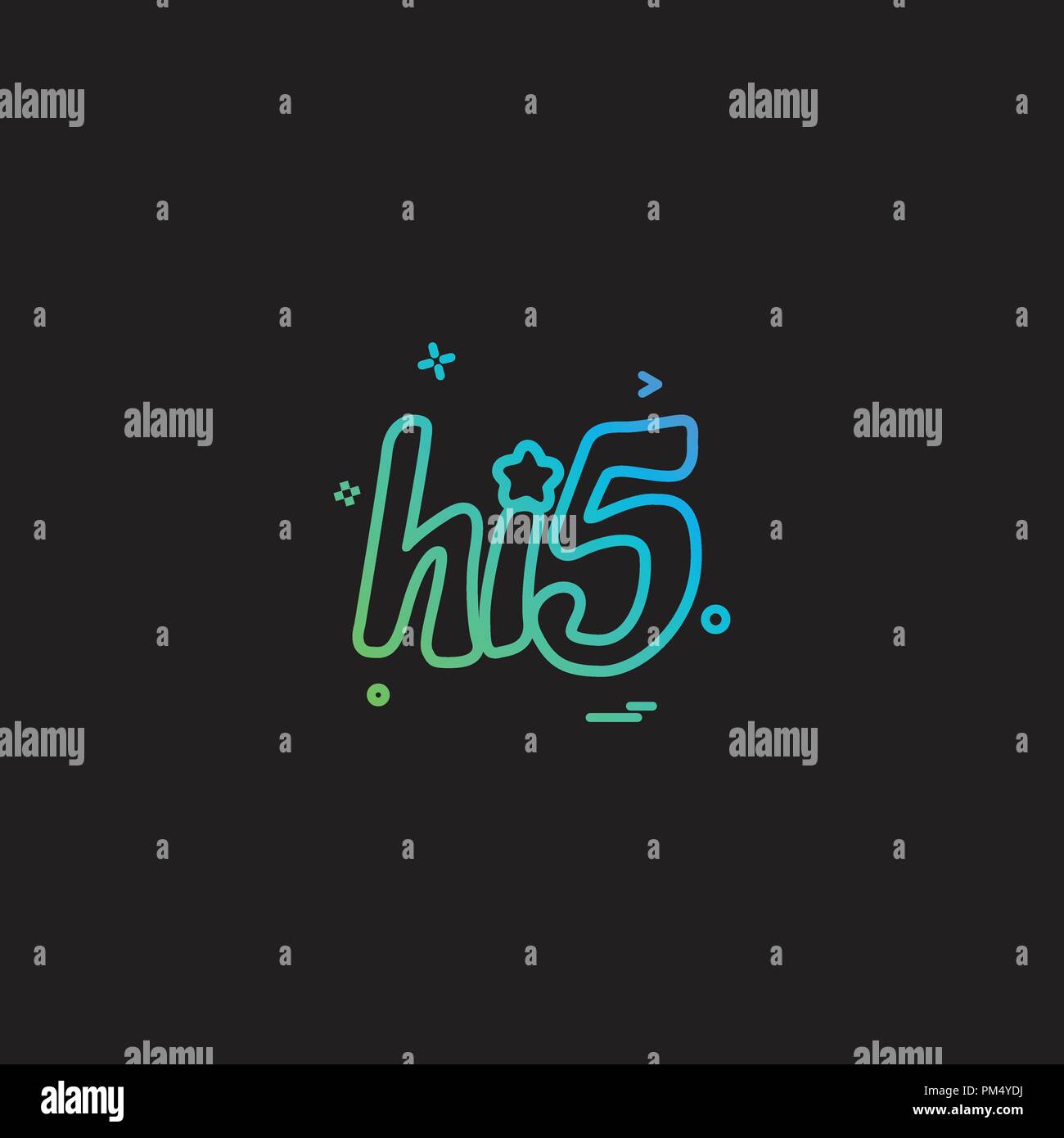 Hi5 logo hi-res stock photography and images - Alamy