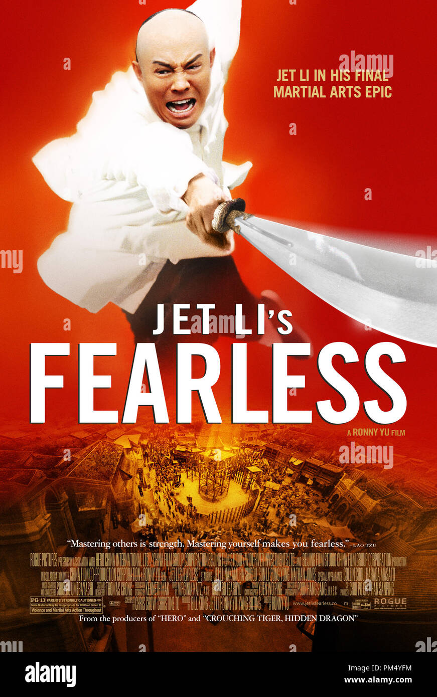 "Fearless" Poster © 2006 Rogue Pictures File Reference # 30737414THA ...