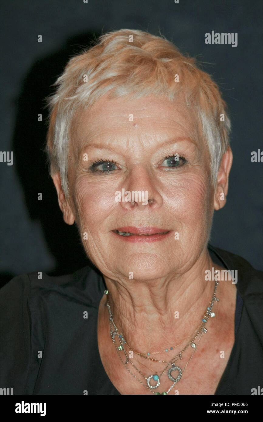 Judi Dench, "Nine" Portrait Session, November 14, 2009. Reproduction by ...