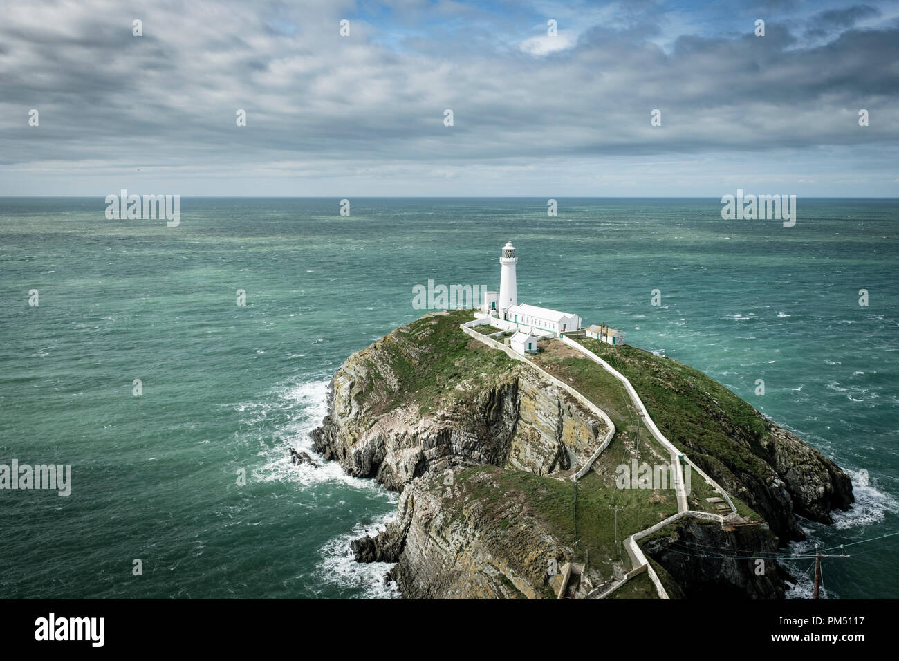 South Stack Lighthouse, Holy Island, Anglesey, Wales, UK Stock Photo ...