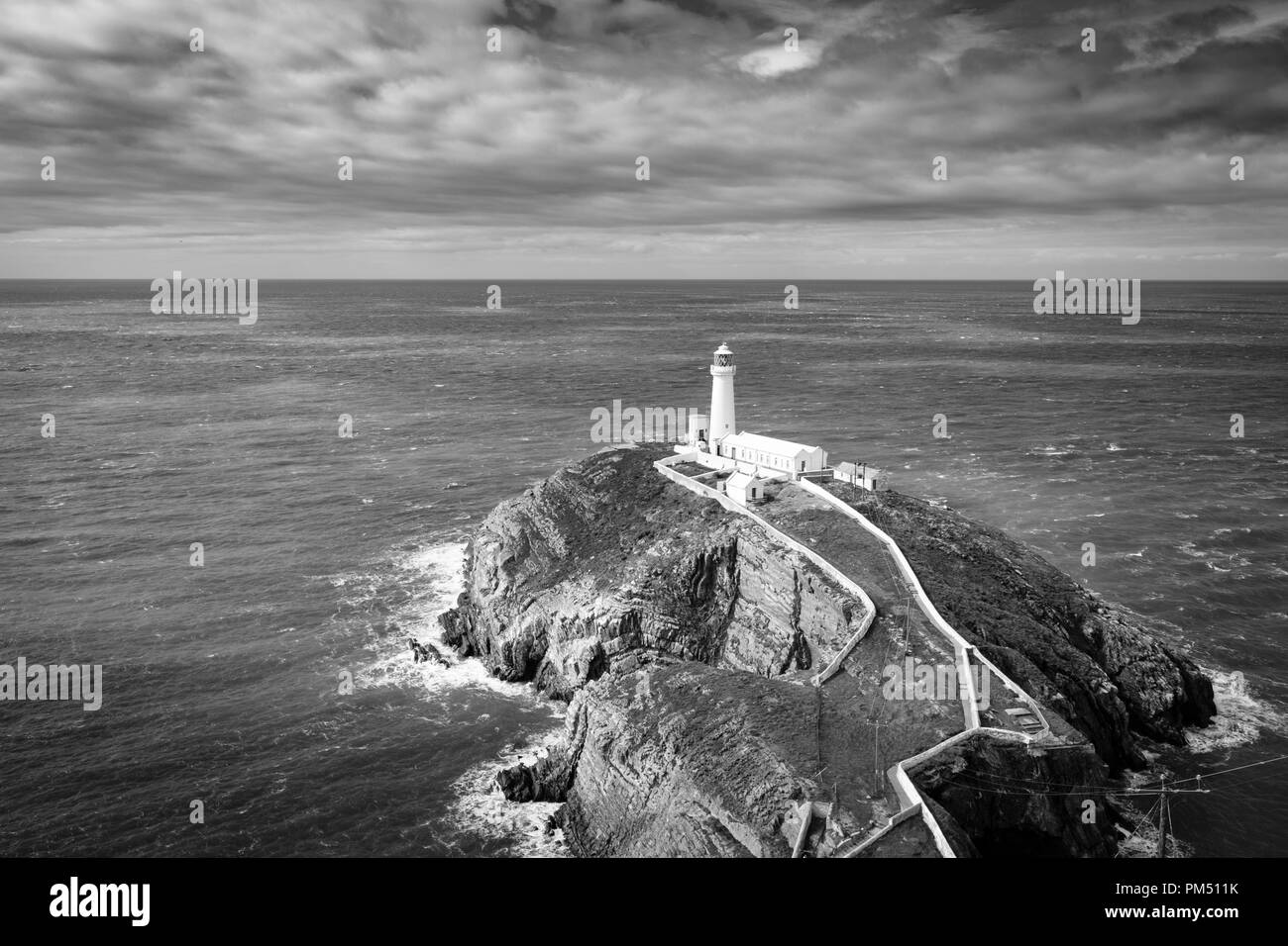 South Stack Lighthouse, Holy Island, Anglesey, Wales, UK Stock Photo ...