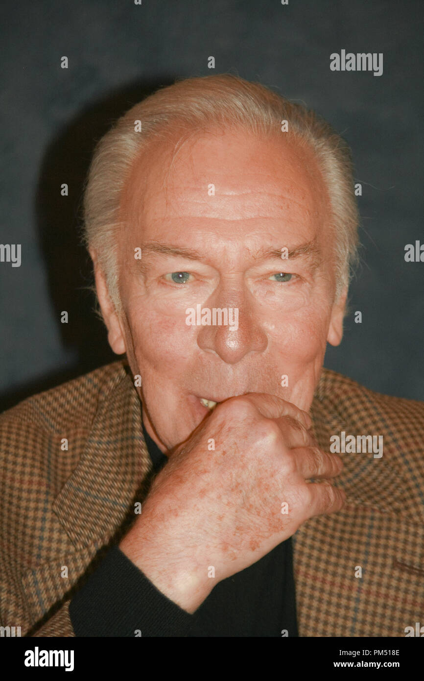 Christopher Plummer, "The Last Station" Portrait Session, November 7 ...