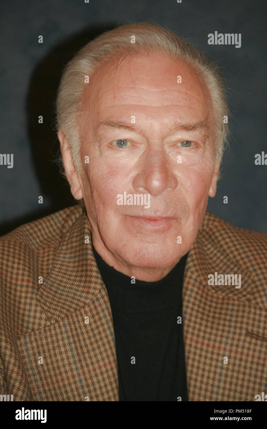 Christopher Plummer, "The Last Station" Portrait Session, November 7 ...