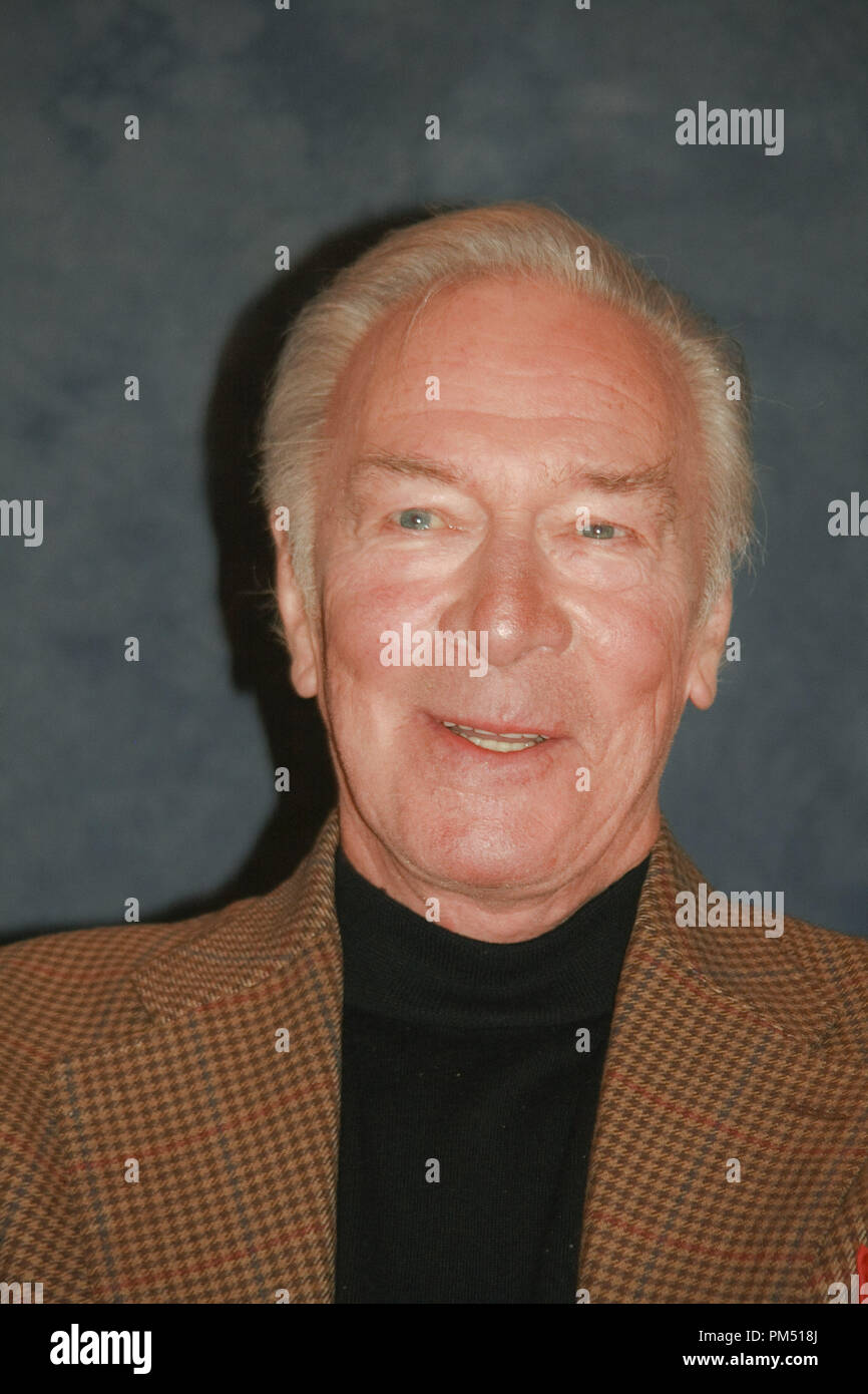 Christopher Plummer, "The Last Station" Portrait Session, November 7 ...