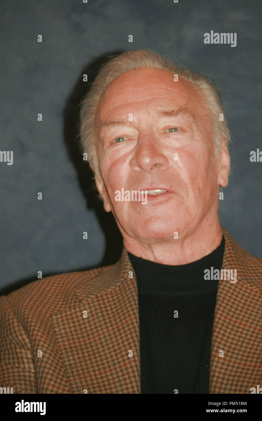 Christopher Plummer, "The Last Station" Portrait Session, November 7 ...