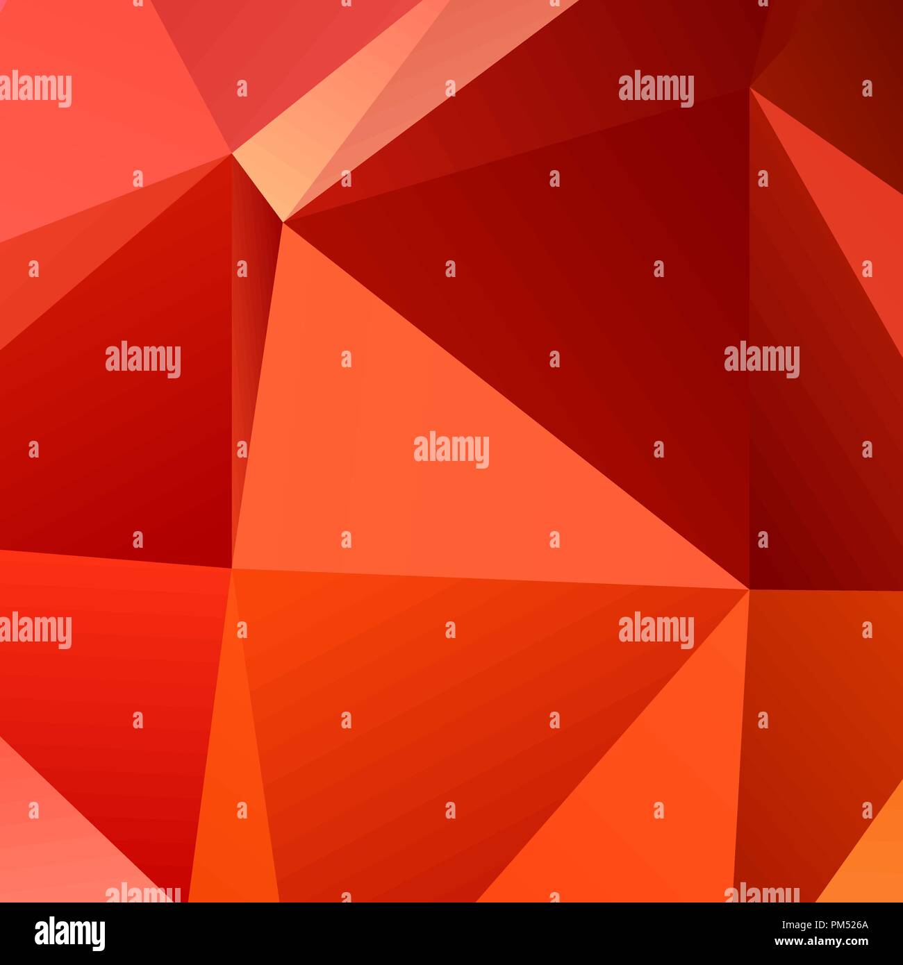 Red gradient low poly triangle background design Stock Vector Image ...