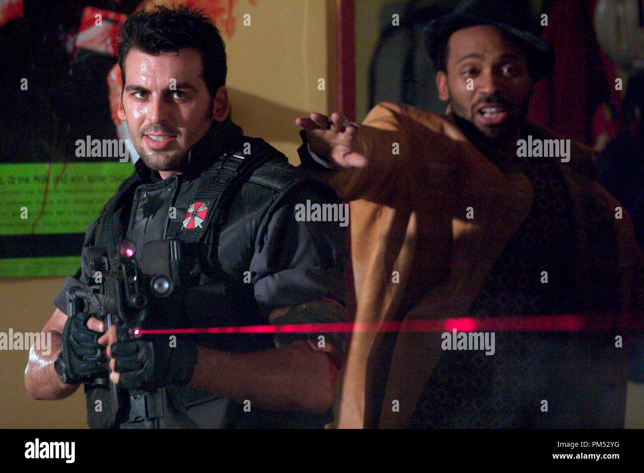 "Resident Evil: Apocalypse" Oded Fehr, Mike Epps © 2004 Screen Gems Inc. Photo By Rolf Konow ...