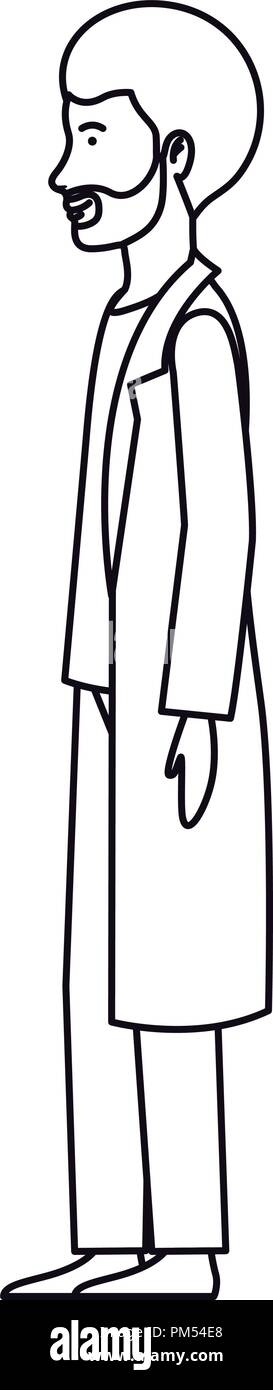 young man with beard avatar character Stock Vector Image & Art - Alamy