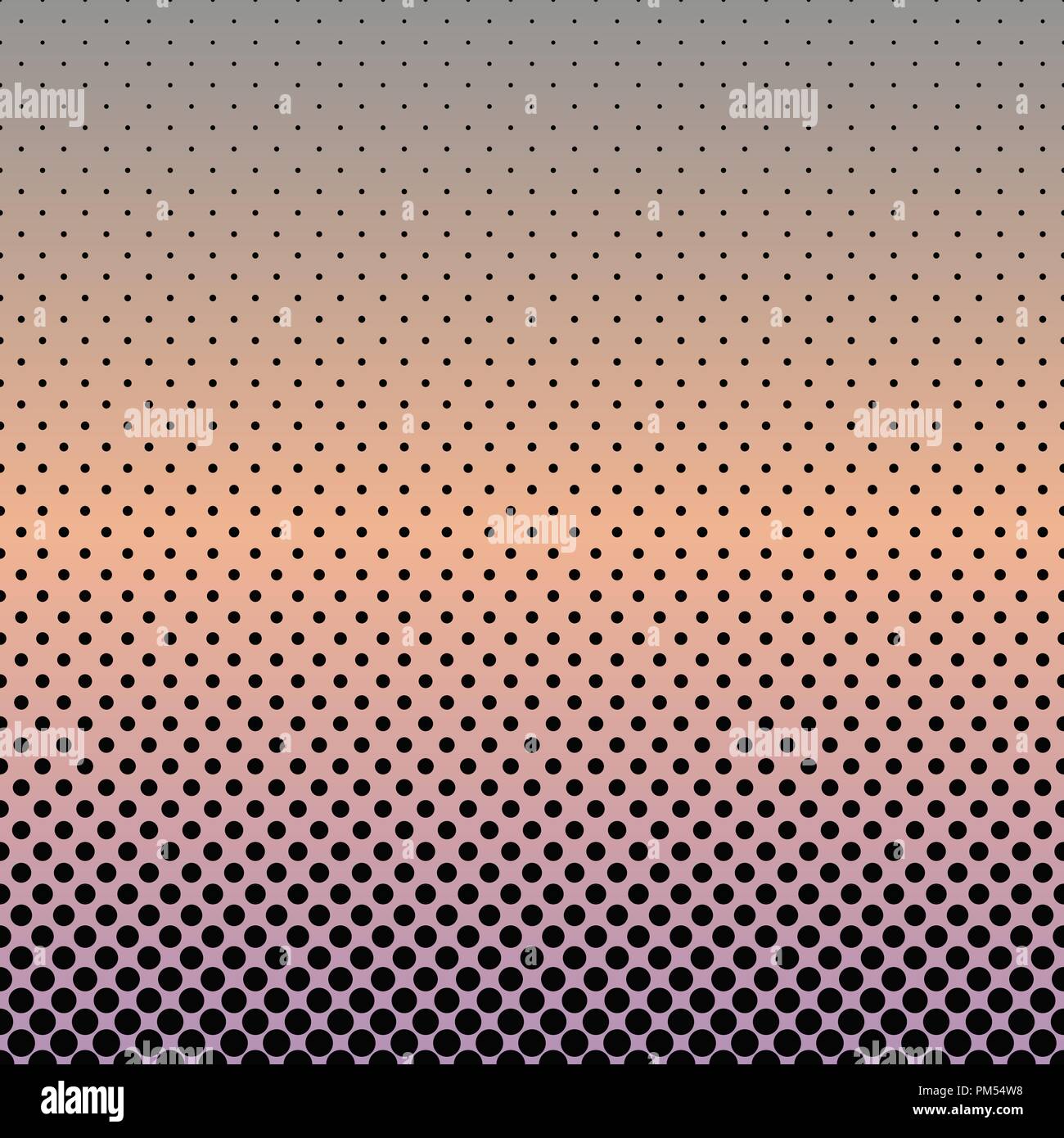 Halftone gradient circle pattern background - vector graphic Stock ...