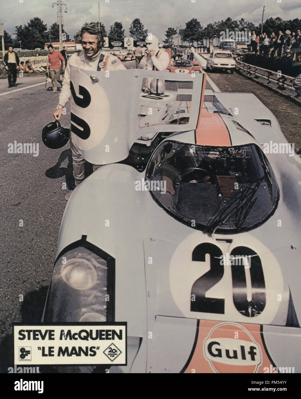 Steve McQueen in "Le Mans" 1971 Stock Photo - Alamy