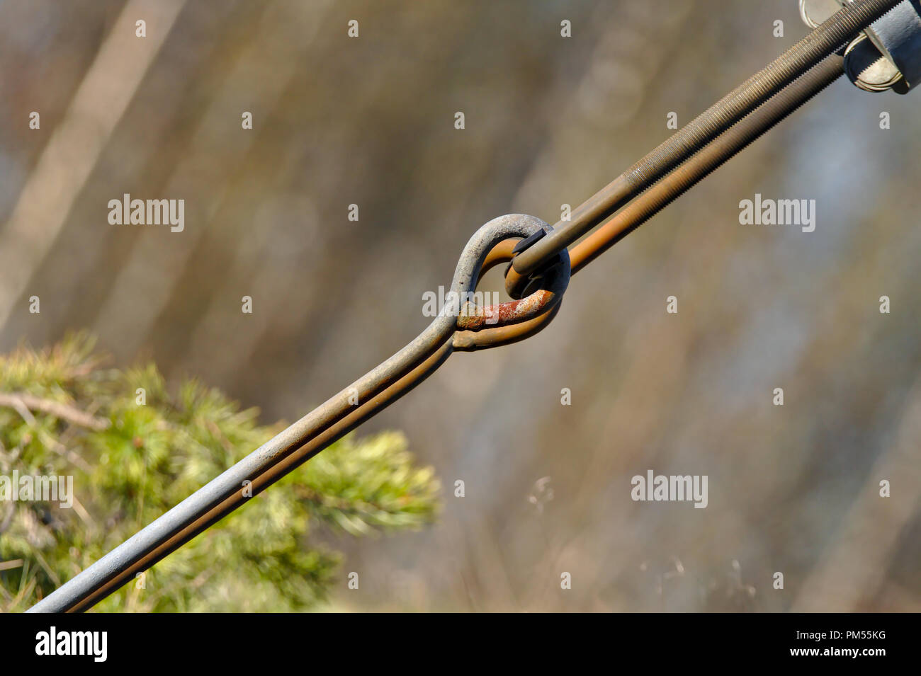 A strong connection between two parts holding everything together Stock ...