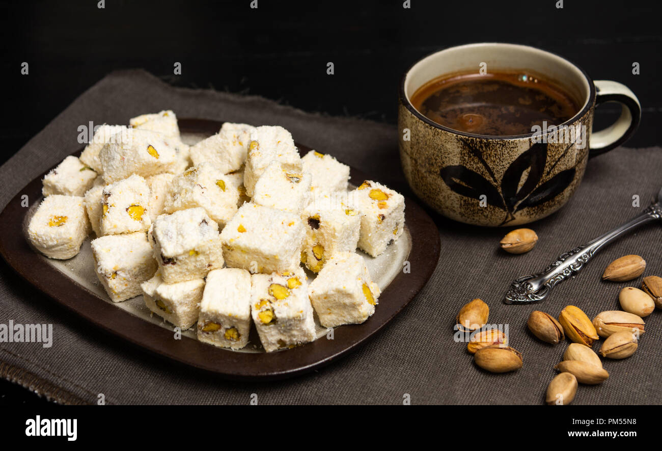 Turkish delight dessert rahat lokum hi-res stock photography and images ...