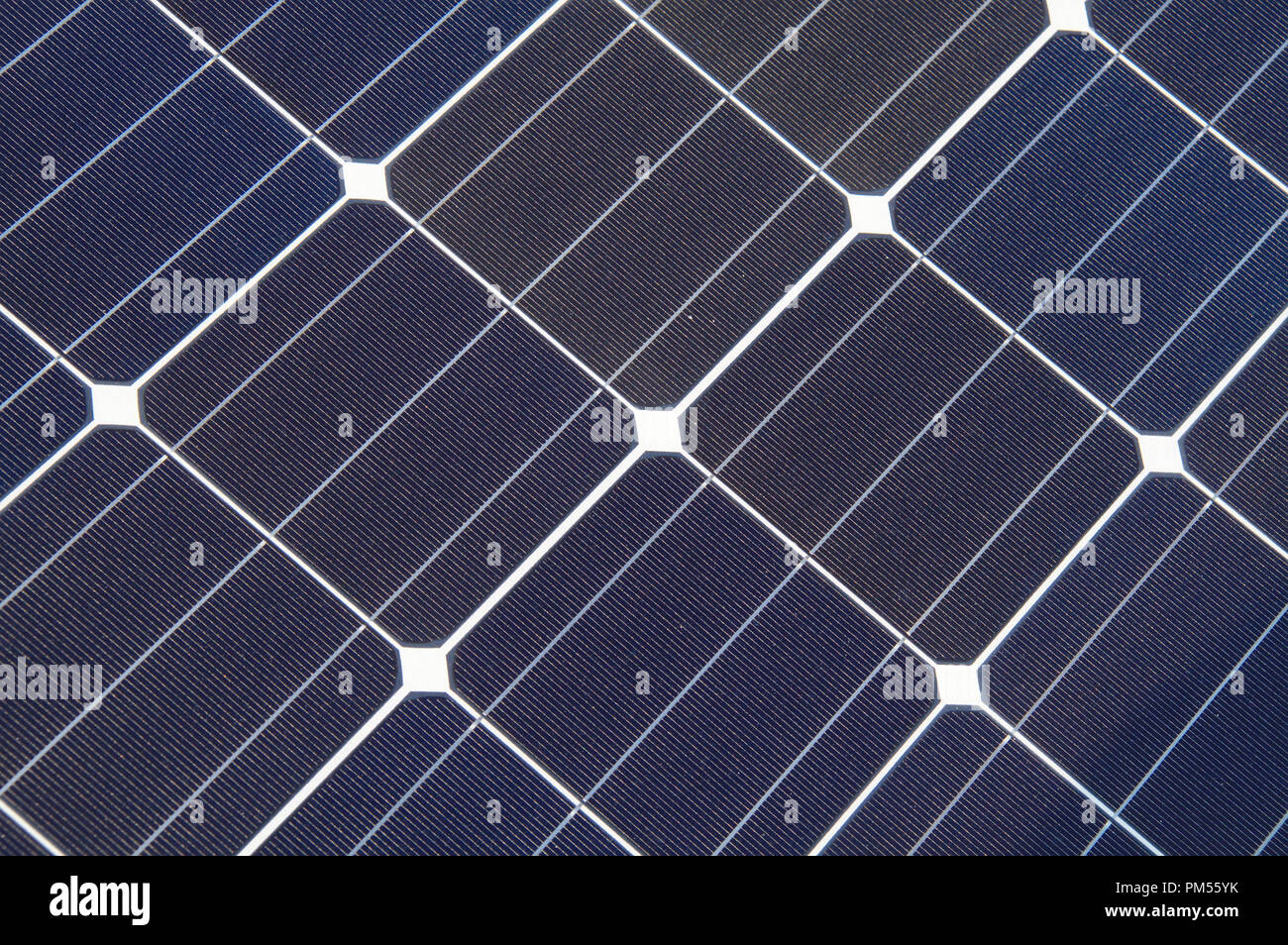 Closeup of solar panel filled with solar cells Stock Photo - Alamy