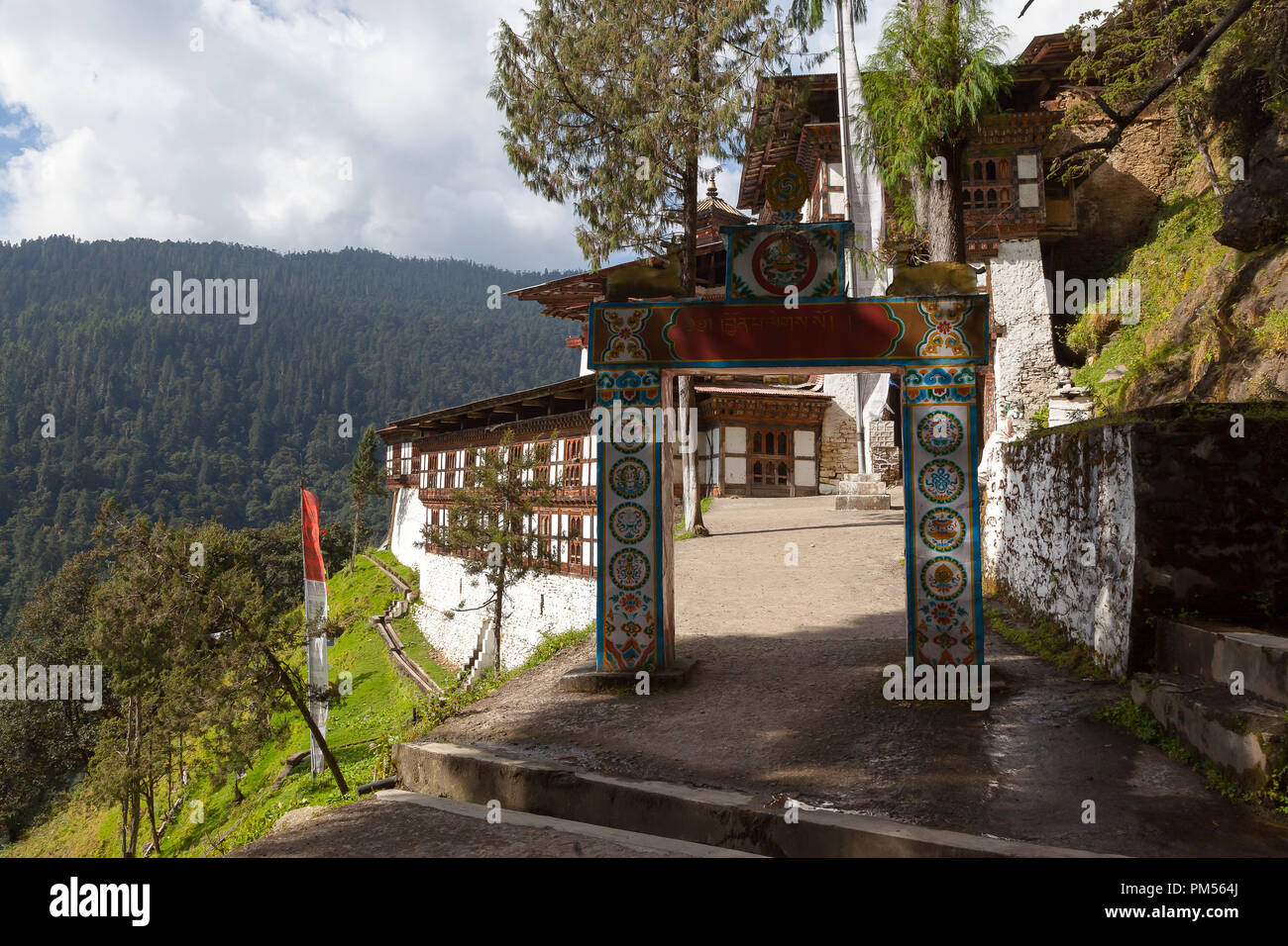 Stunning view from Cheri Monastery, in Bhutan Stock Photo - Alamy