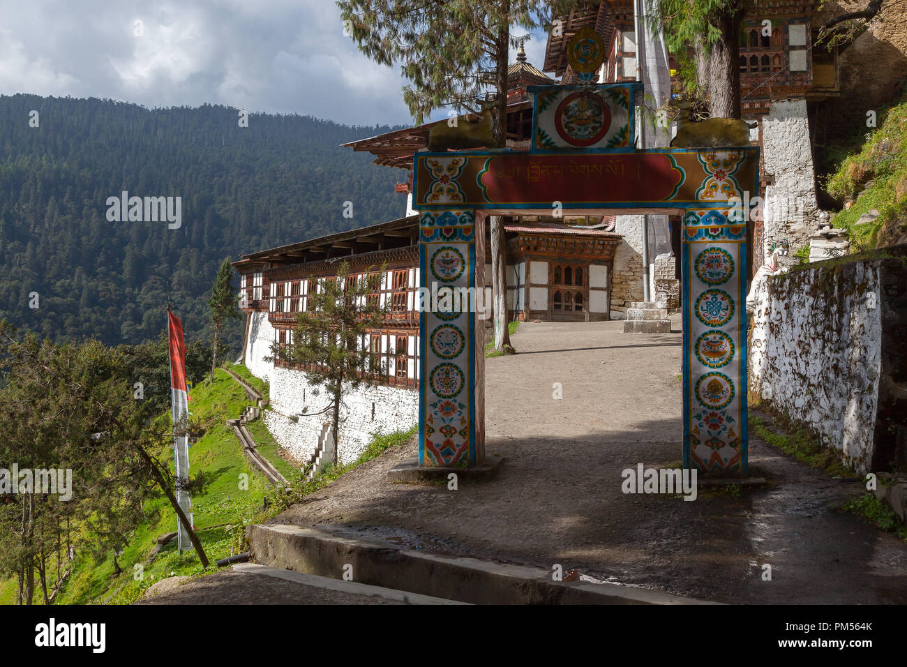 Stunning view from Cheri Monastery, in Bhutan Stock Photo - Alamy